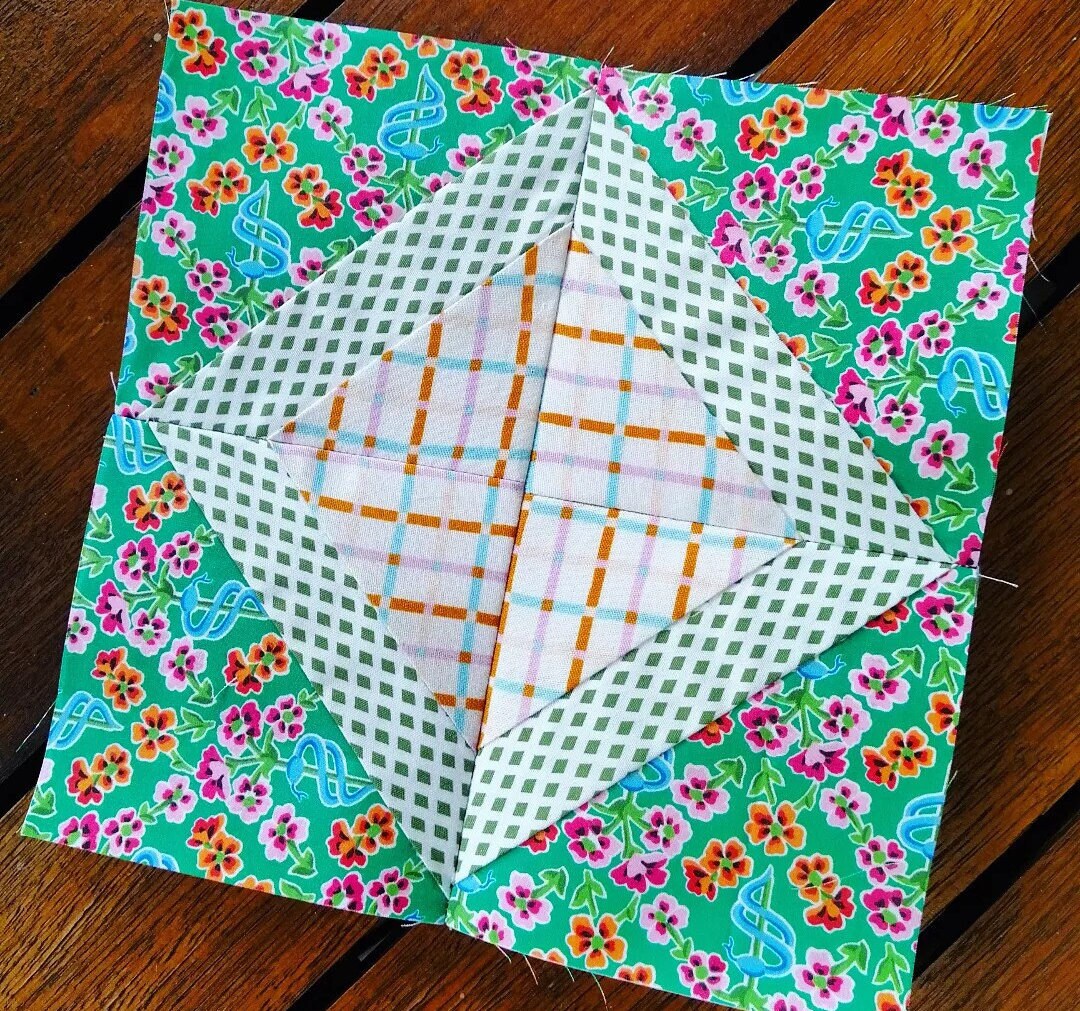 Diamond in a Square FPP Foundation Paper Piecing Quilt Block Pattern ...