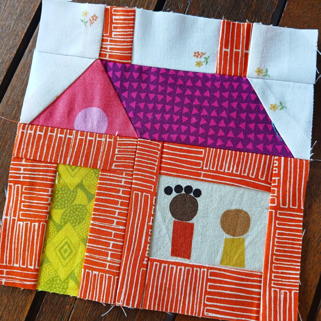 House FPP Foundation Paper Piecing Quilt Block Pattern Digital Download ...