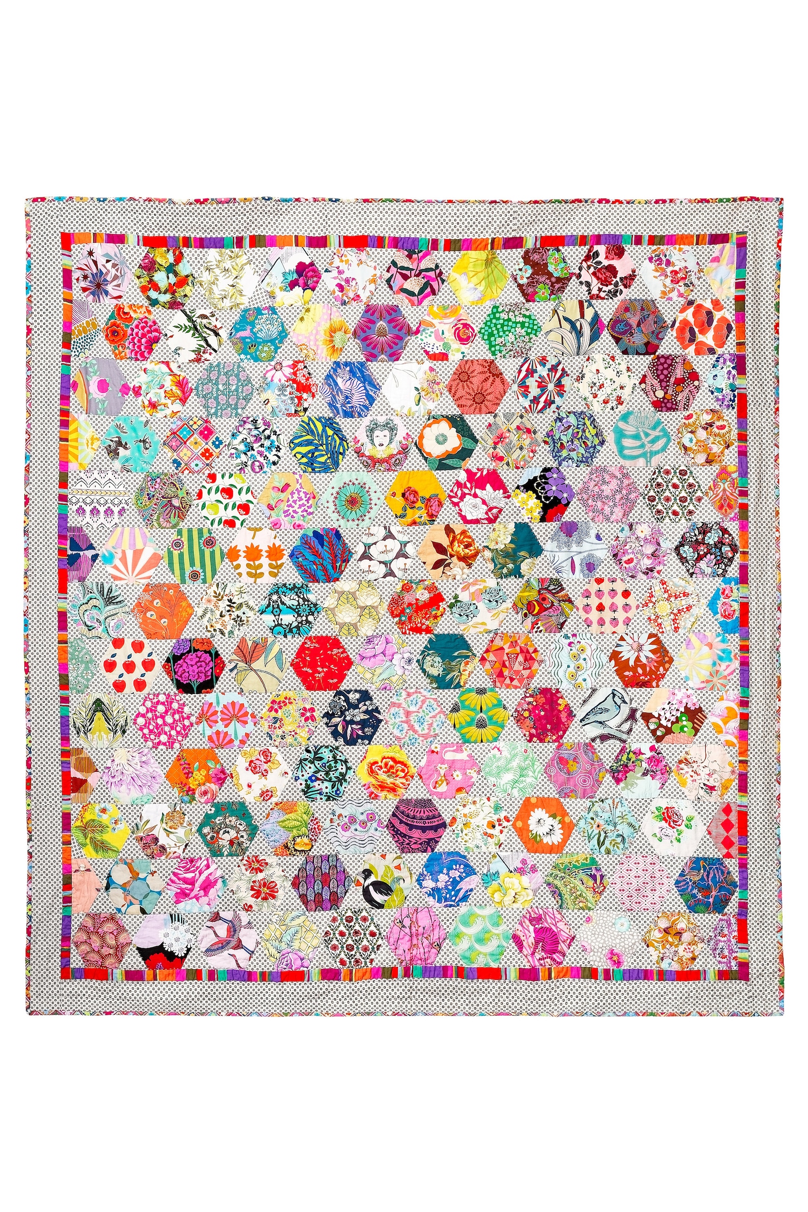 Hexagon Quilt Pattern: I Spy Design (PDF Download) Another Story Quilt ...