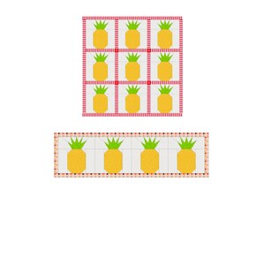 Sweet Pineapple FPP Foundation Paper Piecing Quilt Block Pattern ...
