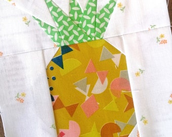 Simple Pineapple Foundation Paper Piecing FPP Quilt Block Pattern ...