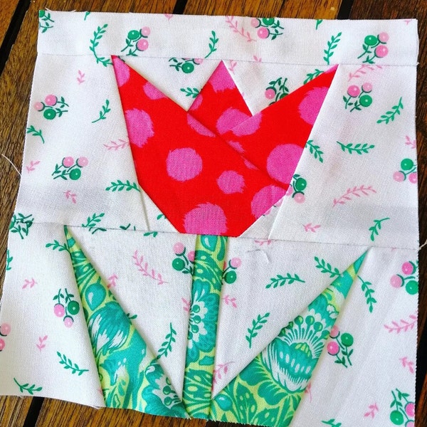 Tulip Quilt Pattern - Etsy