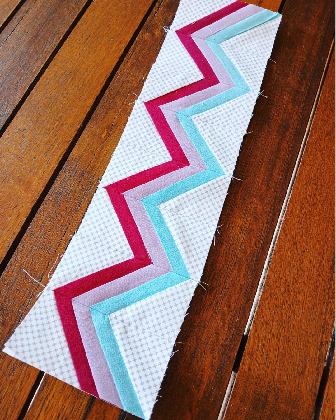 Quilt Border Chevron FPP Foundation Paper Piecing Block Pattern Digital ...