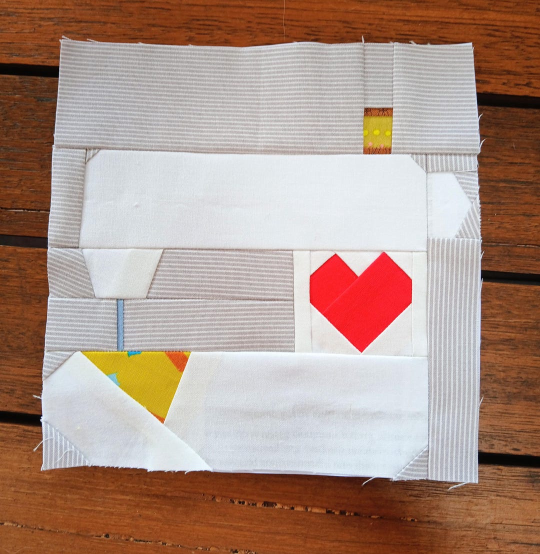 Sewing Machine Foundation Paper Piecing Pattern: FPP Digital Download ...