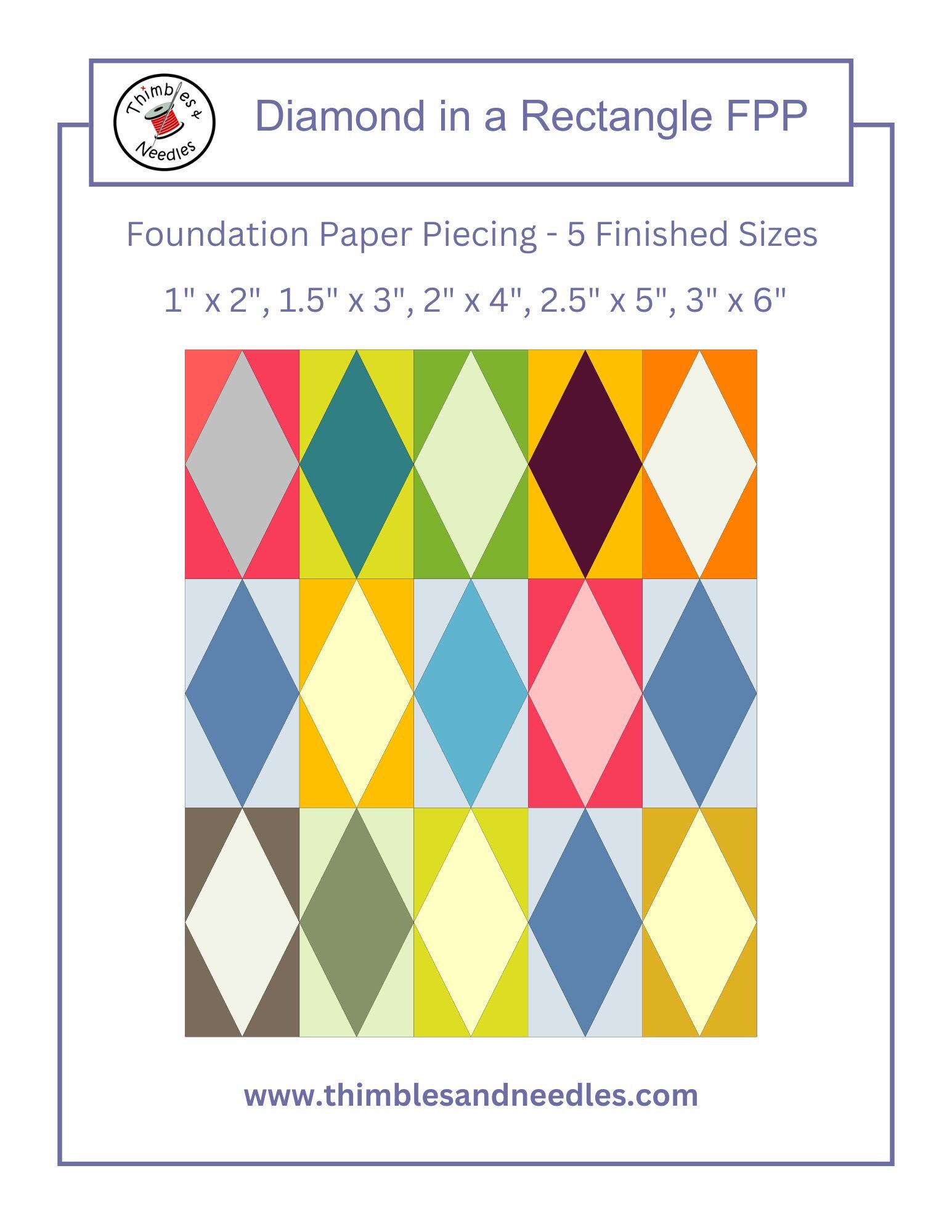 Quilt Border FPP Template Bundle 2 Foundation Paper Piecing Quilt Block ...