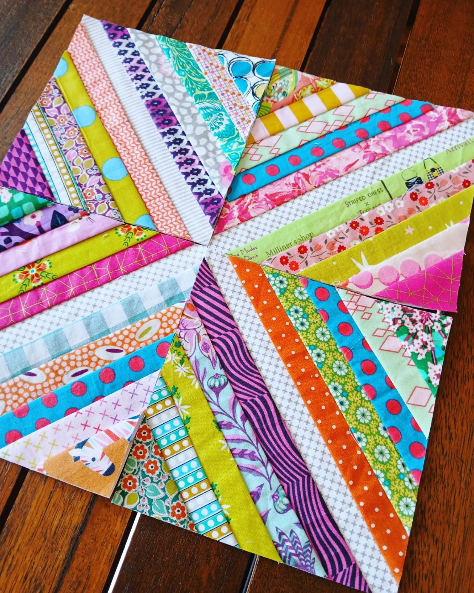 String Block FPP Foundation Paper Piecing Quilt Block Pattern Digital ...