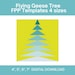 Flying Geese Tree FPP Foundation Paper Piecing Quilt Block Pattern ...