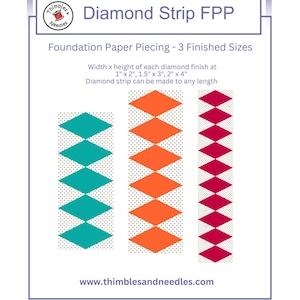 Quilt Border FPP Template Bundle Foundation Paper Piecing Quilt Block ...