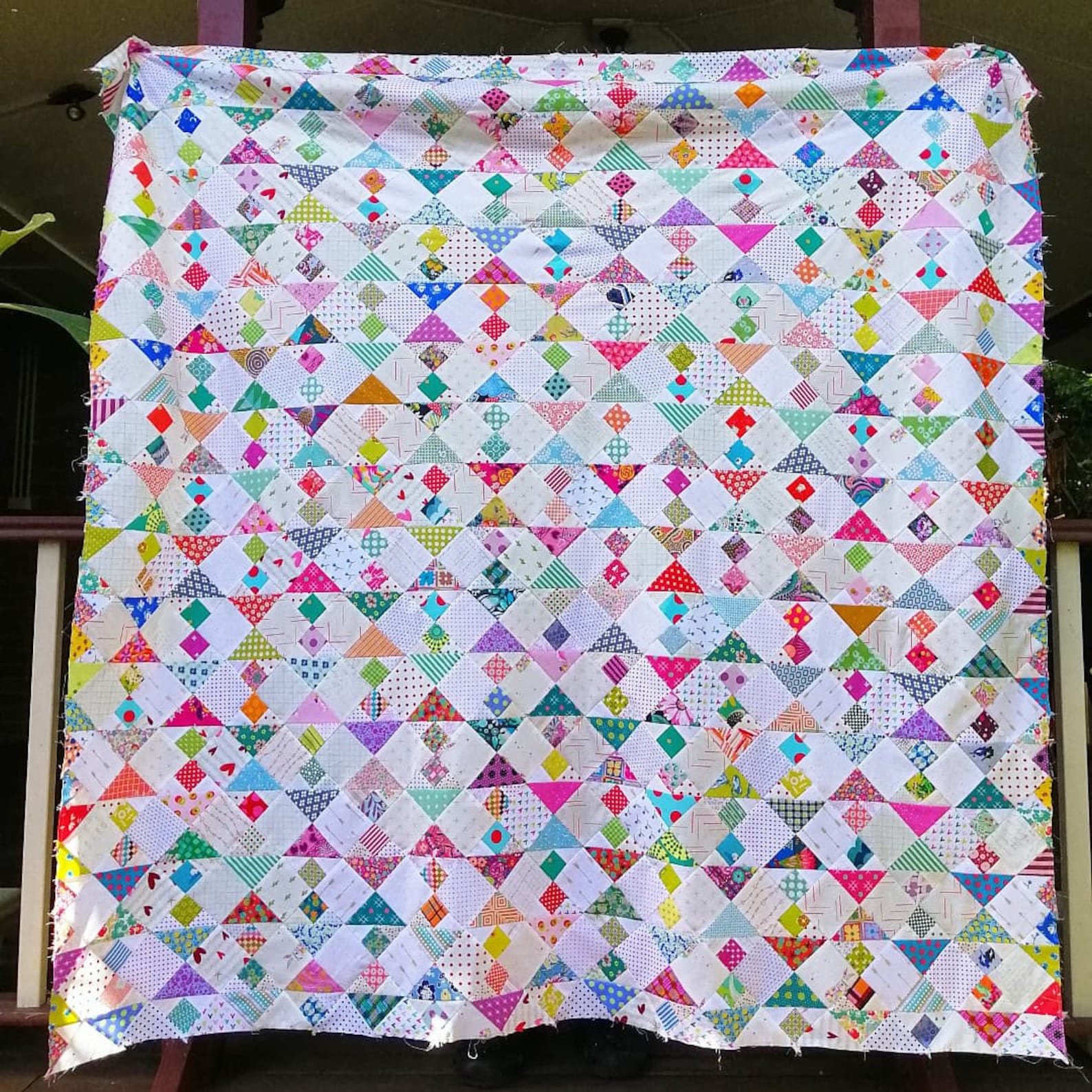 Feel the Tide PDF Quilt Pattern Scrap Quilt Throw Quilt Thimbles and ...