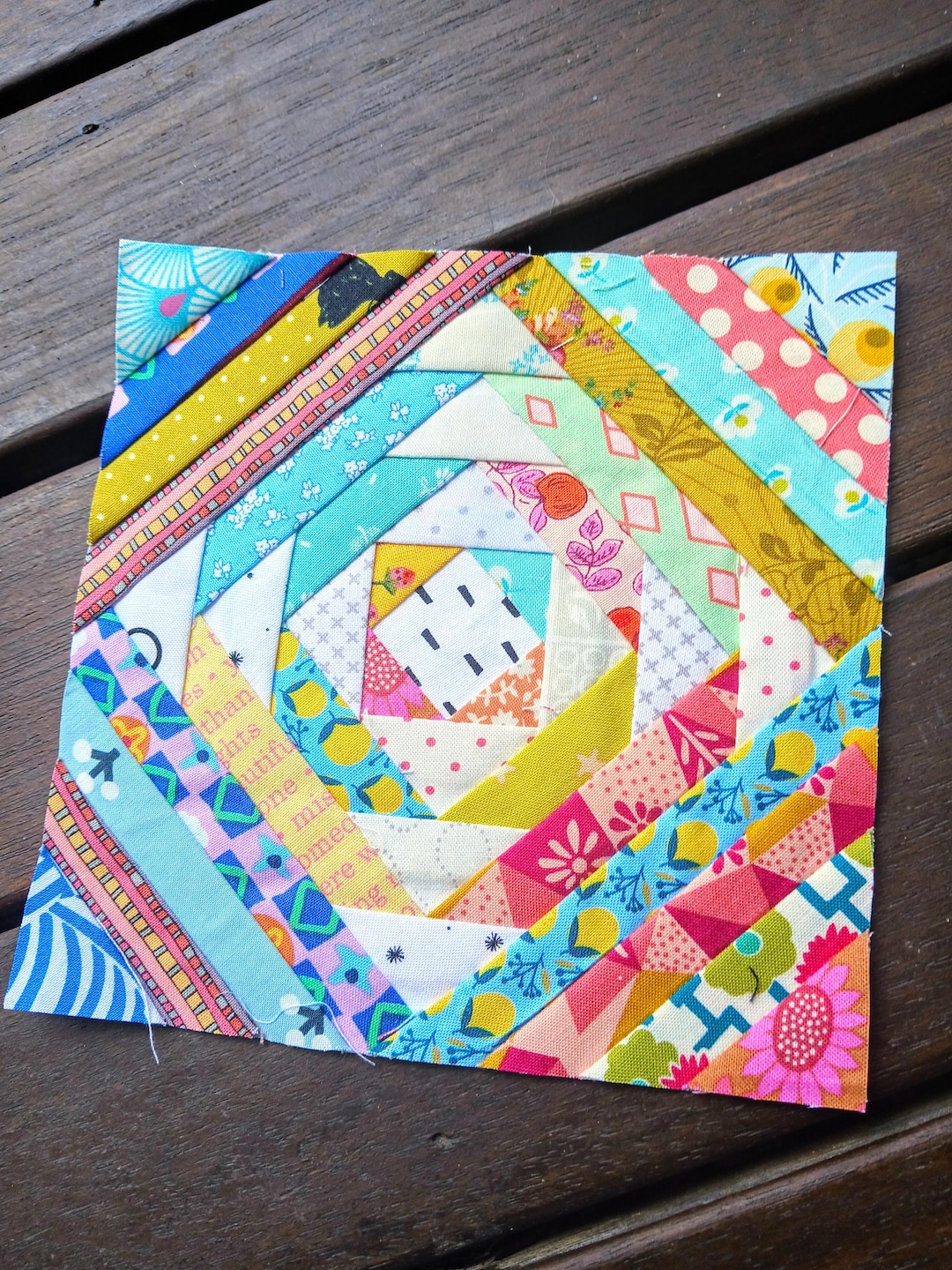 Pineapple on Point FPP Foundation Paper Piecing Quilt Block Pattern ...