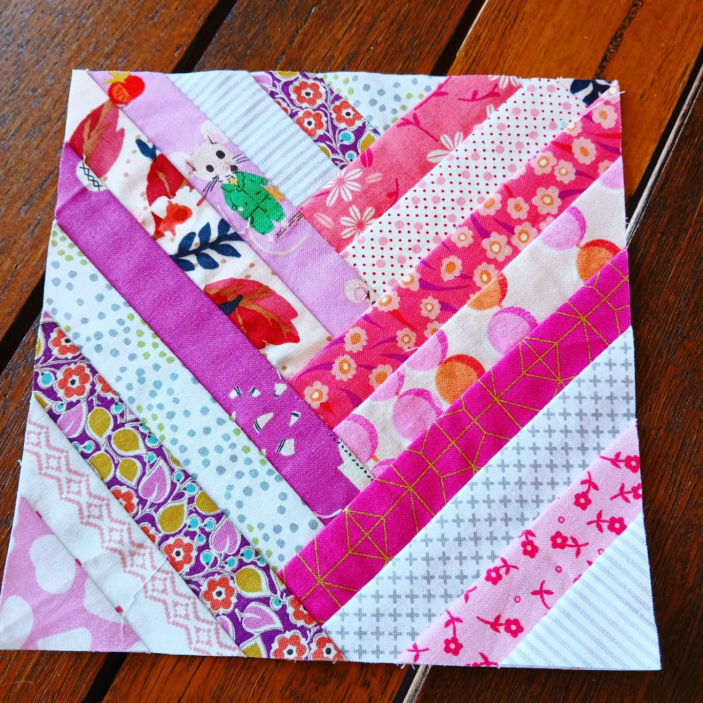 Herringbone Braid FPP Foundation Paper Piecing Quilt Block Pattern ...