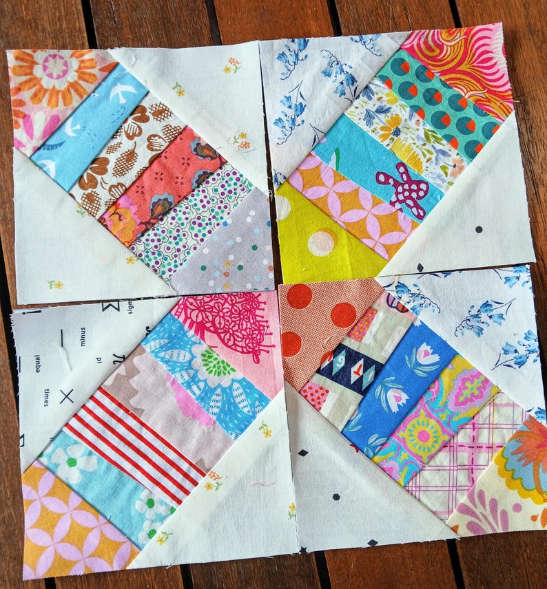 String Trellis FPP Foundation Paper Piecing Quilt Block Pattern Digital Download - Etsy