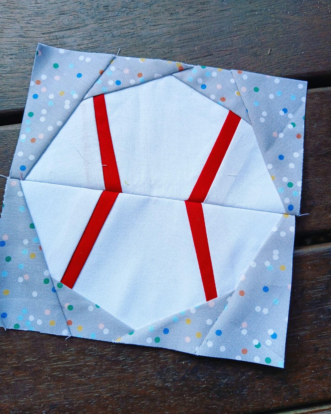 Baseball FPP Foundation Paper Piecing Quilt Block Pattern Digital ...