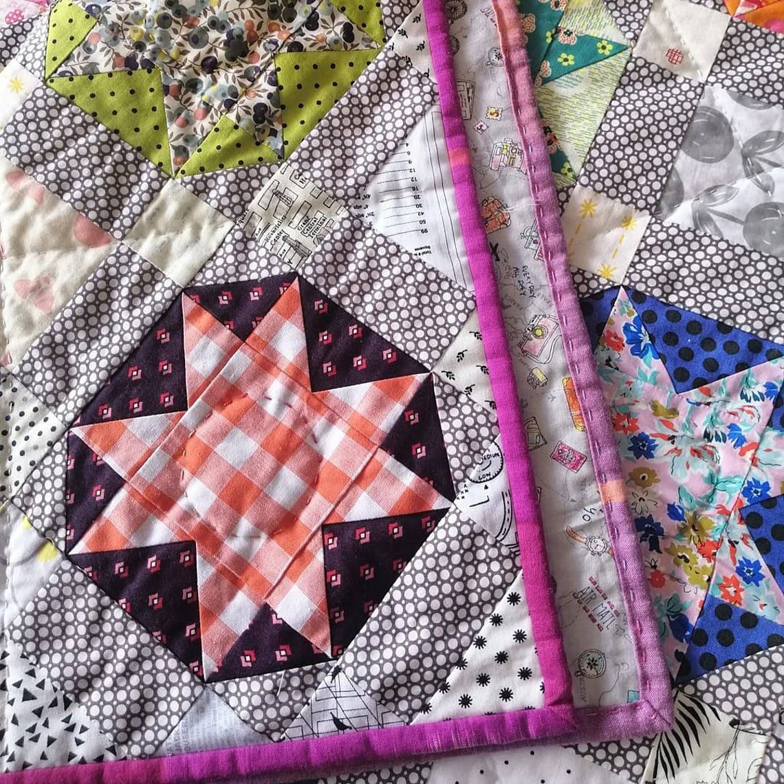 Electrolite Quilt Pattern Pdf Pattern Star Quilt Scrap - Etsy