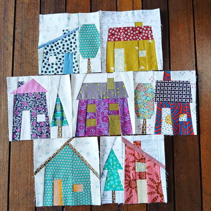 Wonky Houses - Etsy