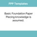 Pineapple Foundation Paper Piecing FPP Quilt Block Pattern Digital ...