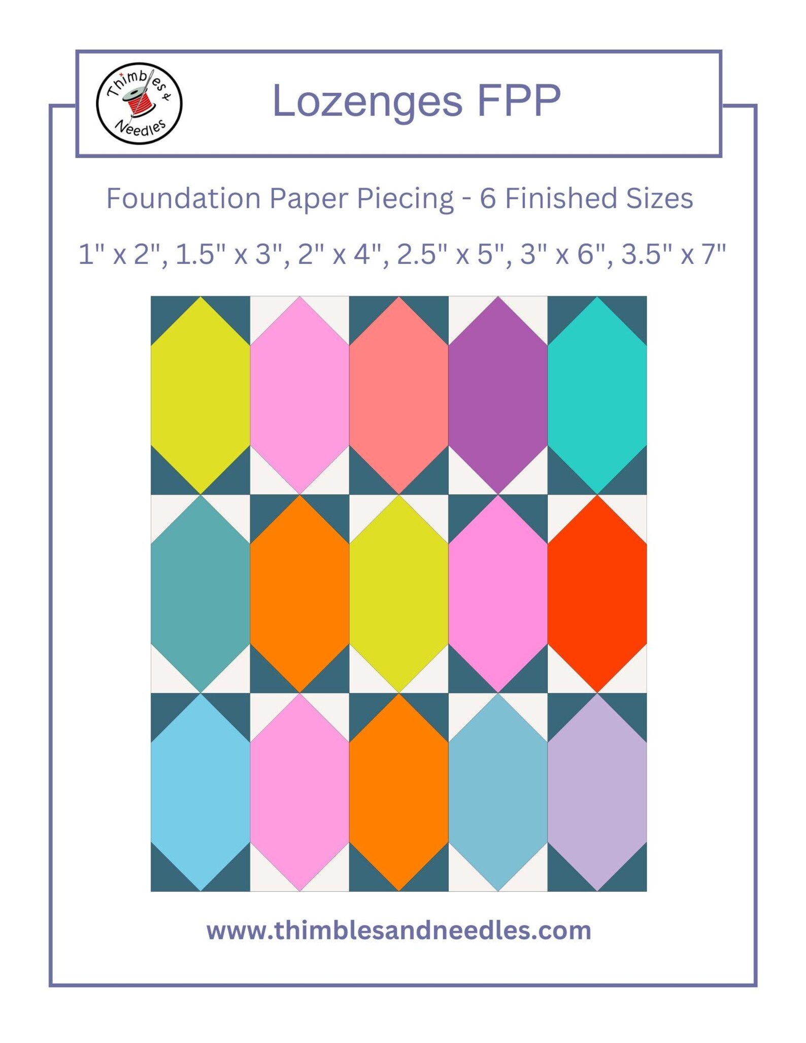 Quilt Border FPP Template Bundle 3 Foundation Paper Piecing Quilt Block ...