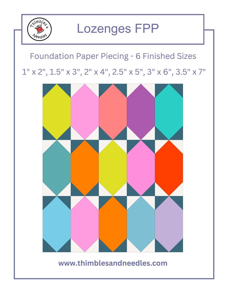 Quilt Border FPP Template Bundle 3 Foundation Paper Piecing Quilt Block ...