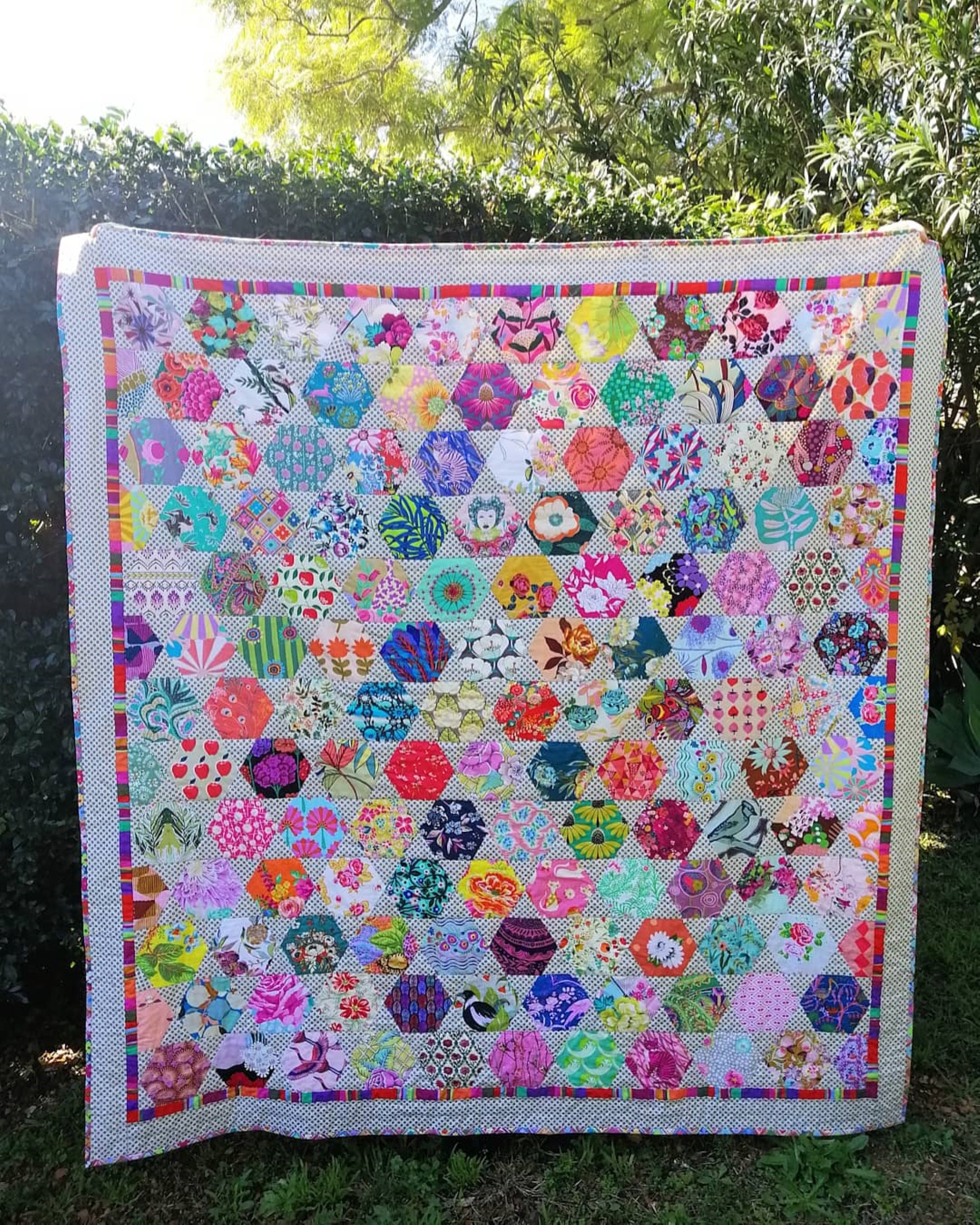 Hexagon Quilt Pattern: I Spy Design (PDF Download) - Etsy