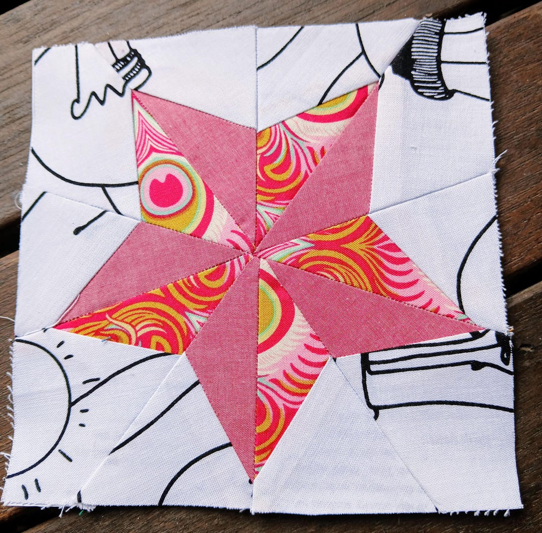 Starlight FPP Foundation Paper Piecing Quilt Block Pattern Digital Download - Etsy
