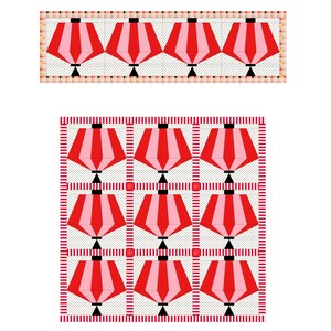 Lantern Block 1 FPP Foundation Paper Piecing Quilt Block Pattern ...