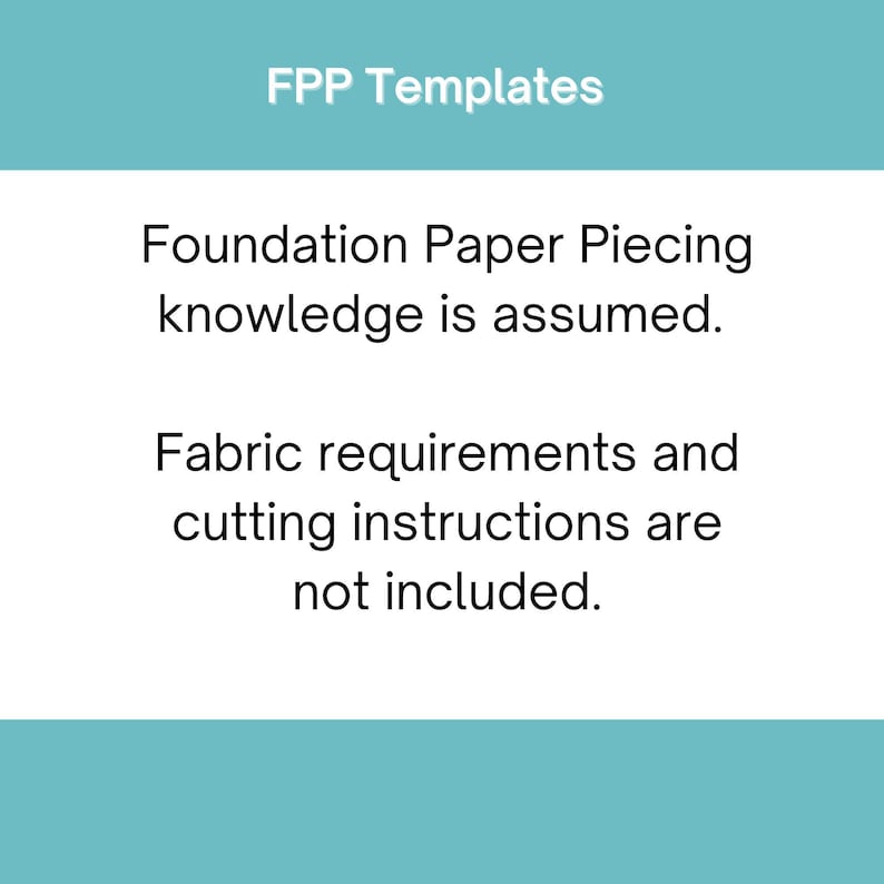 Quilt Border FPP Template Bundle 3 Foundation Paper Piecing Quilt Block ...