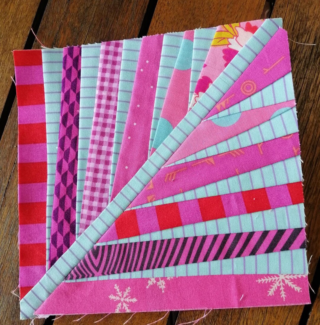 Palm Leaf FPP Foundation Paper Piecing Quilt Block Pattern Digital ...