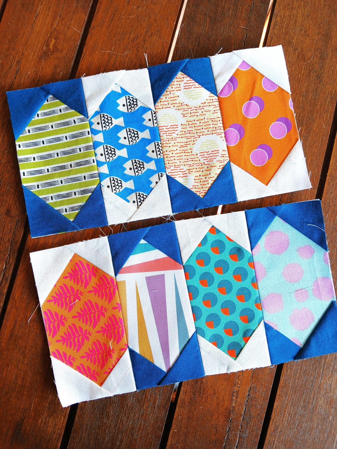 Lozenges FPP Foundation Paper Piecing Quilt Block Pattern Digital ...