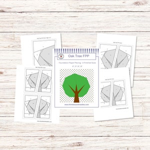 Oak Tree FPP Foundation Paper Piecing Quilt Block Pattern Digital ...