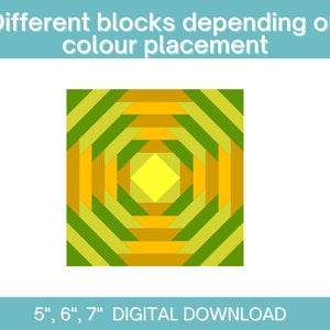 Pineapple Foundation Paper Piecing FPP Quilt Block Pattern Digital ...