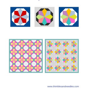 Dresden FPP Foundation Paper Piecing Quilt Block Pattern Digital ...