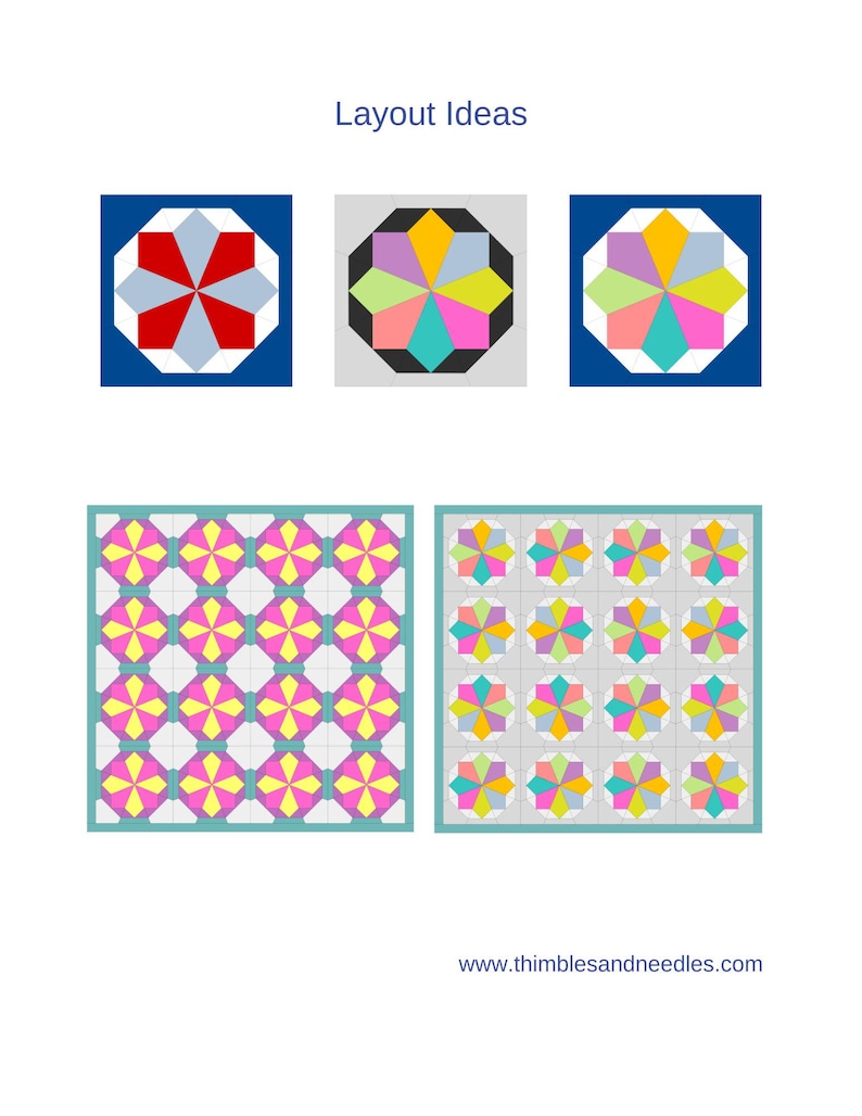 Dresden FPP Foundation Paper Piecing Quilt Block Pattern Digital ...