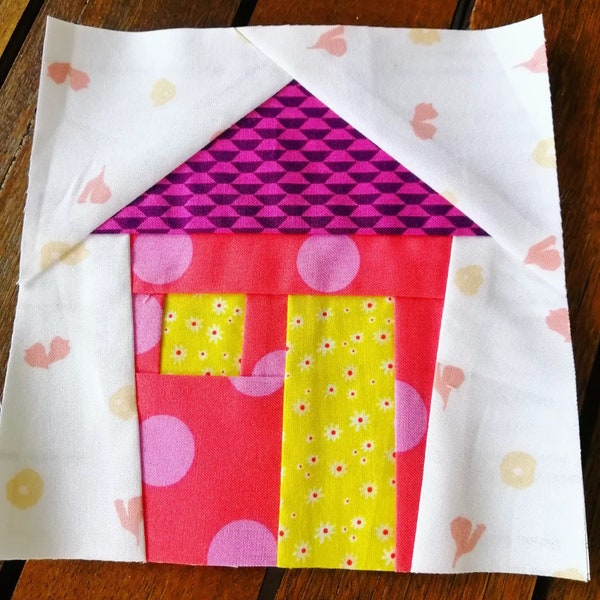 House Quilt Pattern - Etsy