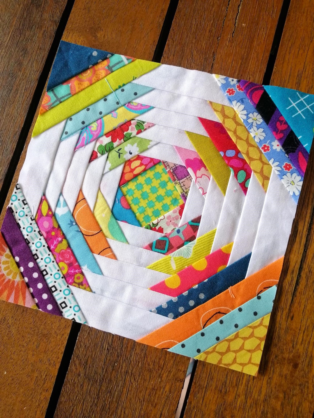 Pineapple Foundation Paper Piecing FPP Quilt Block Pattern Digital ...