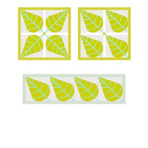 Leaf FPP Foundation Paper Piecing Quilt Block Pattern Digital Download ...