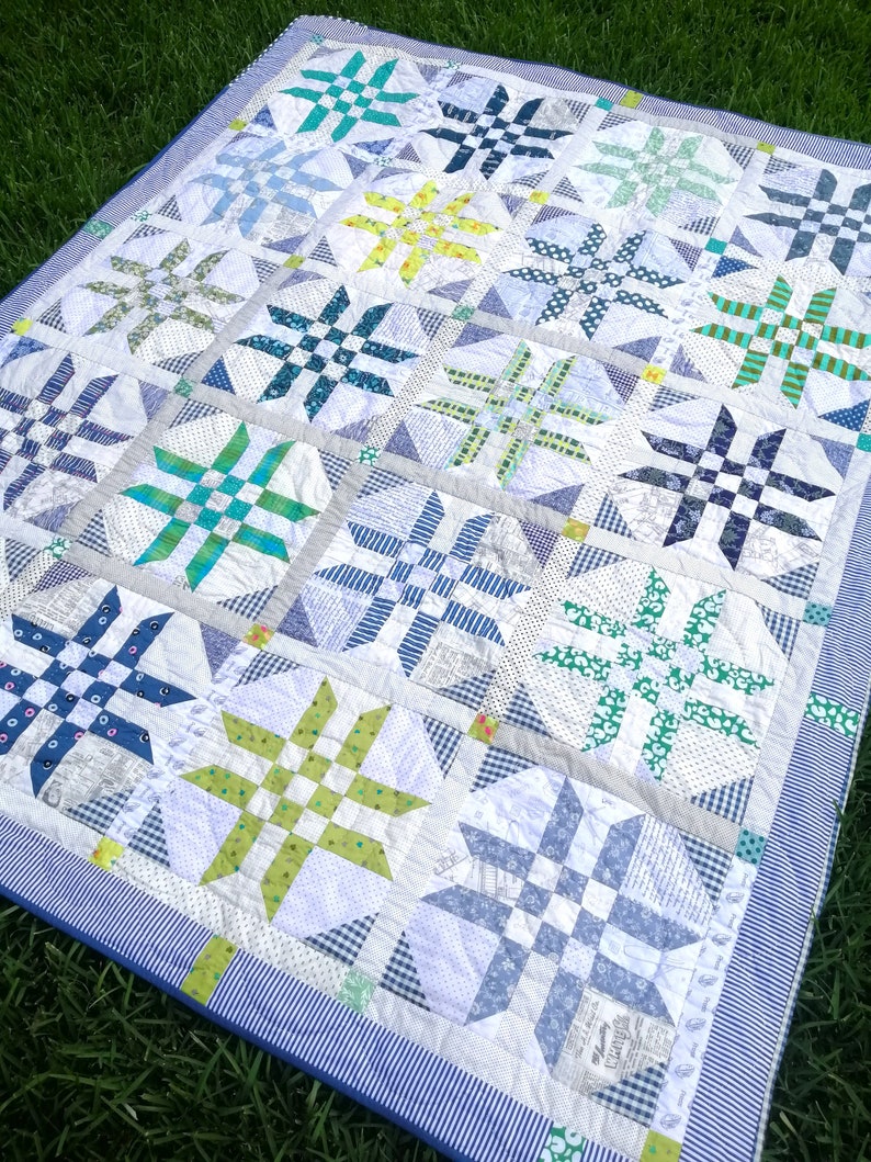 Arya Quilt Pattern PDF Digital Download Scrap Quilt - Etsy