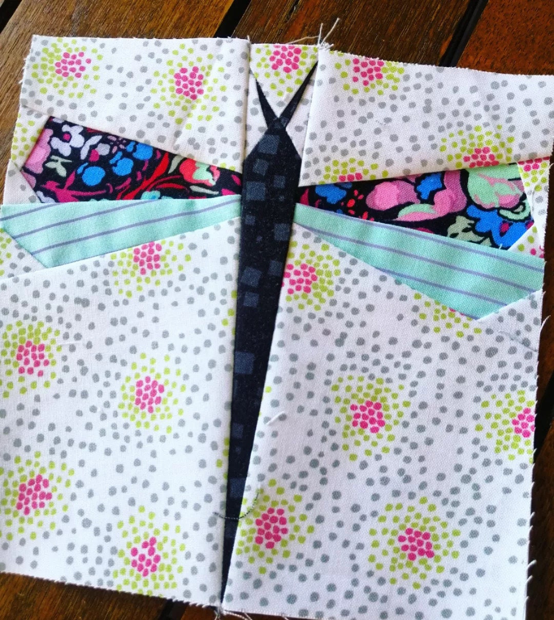 Dragonfly FPP Foundation Paper Piecing Quilt Block Pattern Digital ...