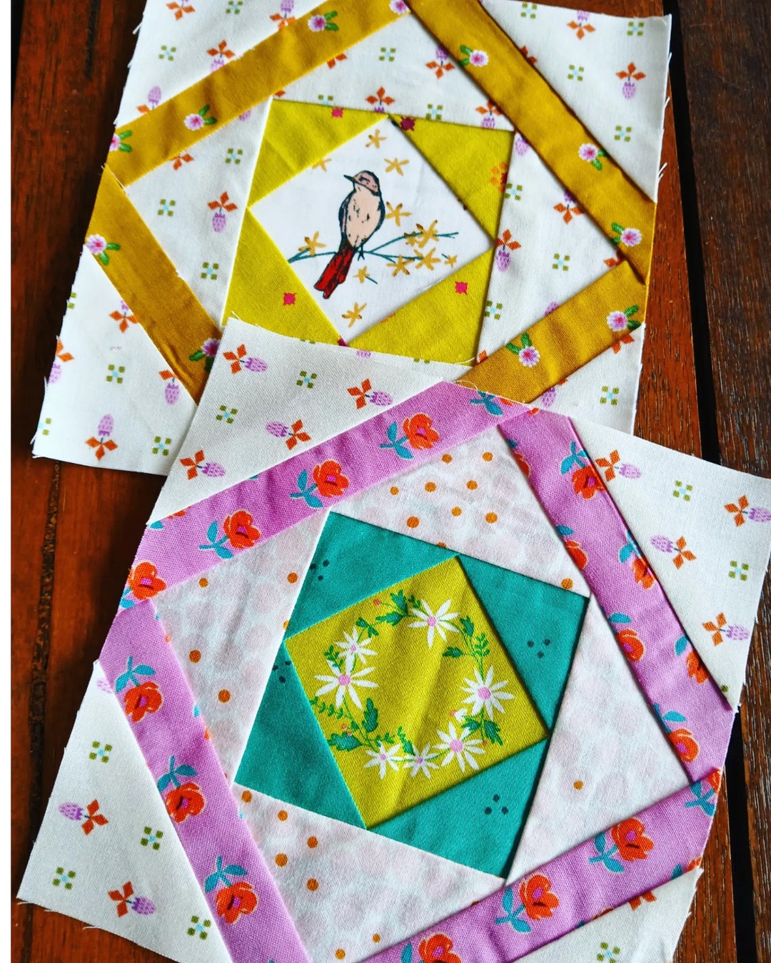 Square in a Frame FPP Foundation Paper Piecing Quilt Block Pattern ...