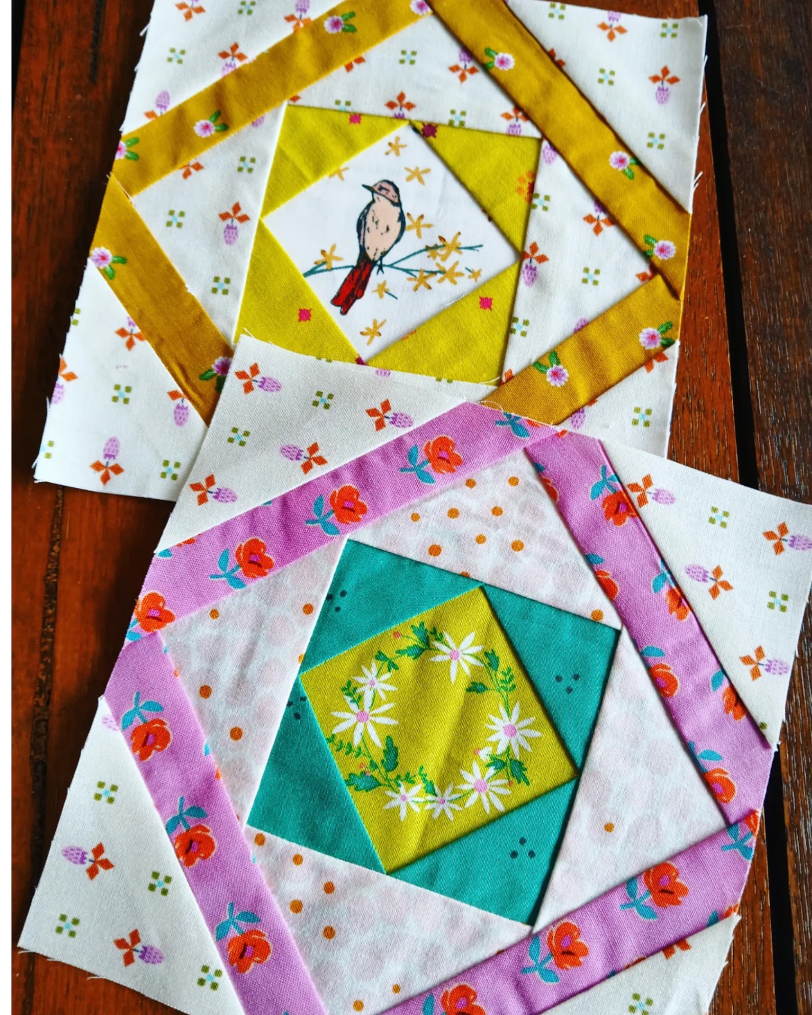 Square in a Frame FPP Foundation Paper Piecing Quilt Block Pattern ...