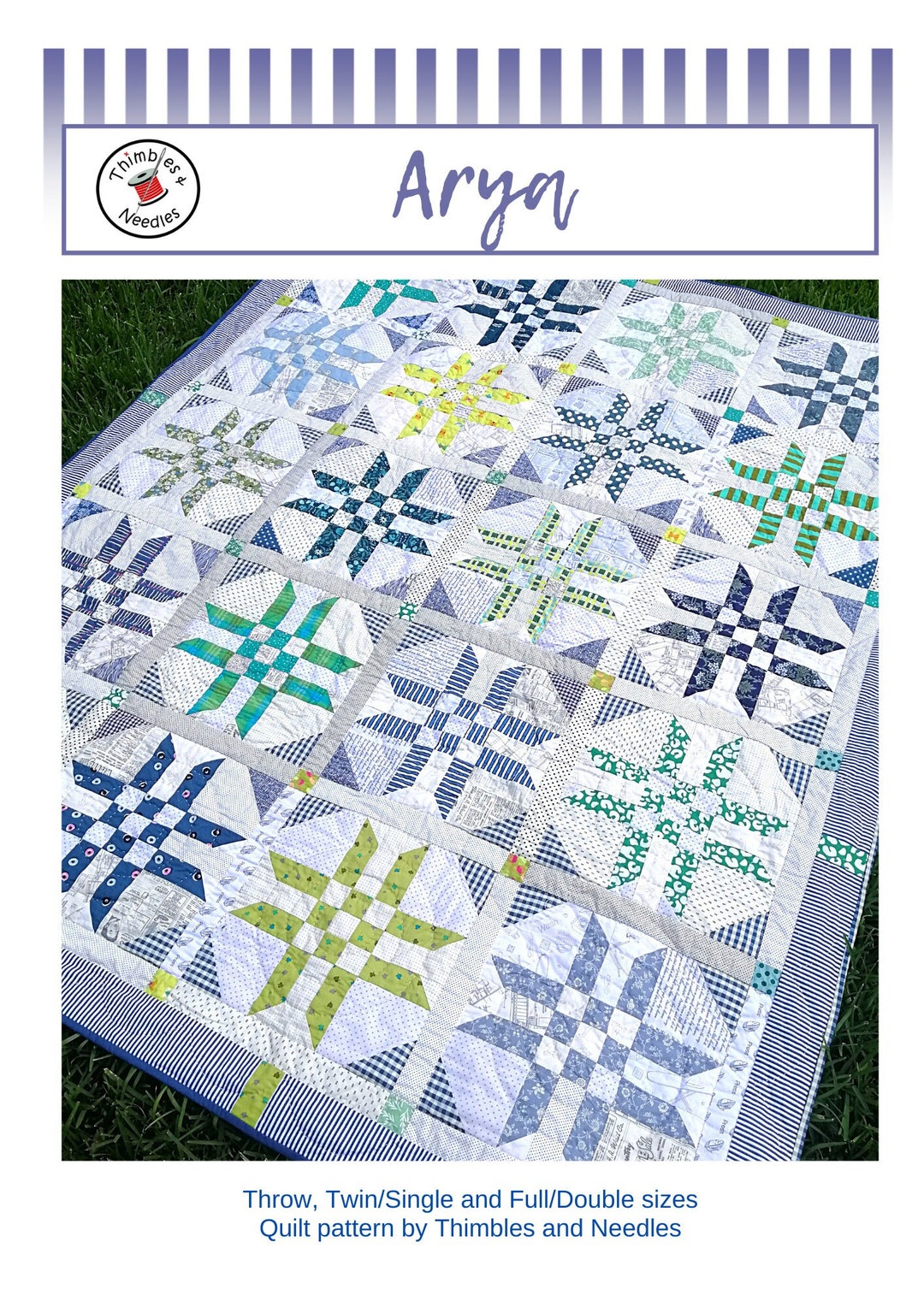 Arya Quilt Pattern PDF - Etsy