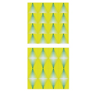 Flying Geese Tree FPP Foundation Paper Piecing Quilt Block Pattern ...