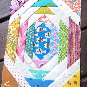 Rectangular Pineapple FPP Foundation Paper Piecing Quilt Block Pattern ...