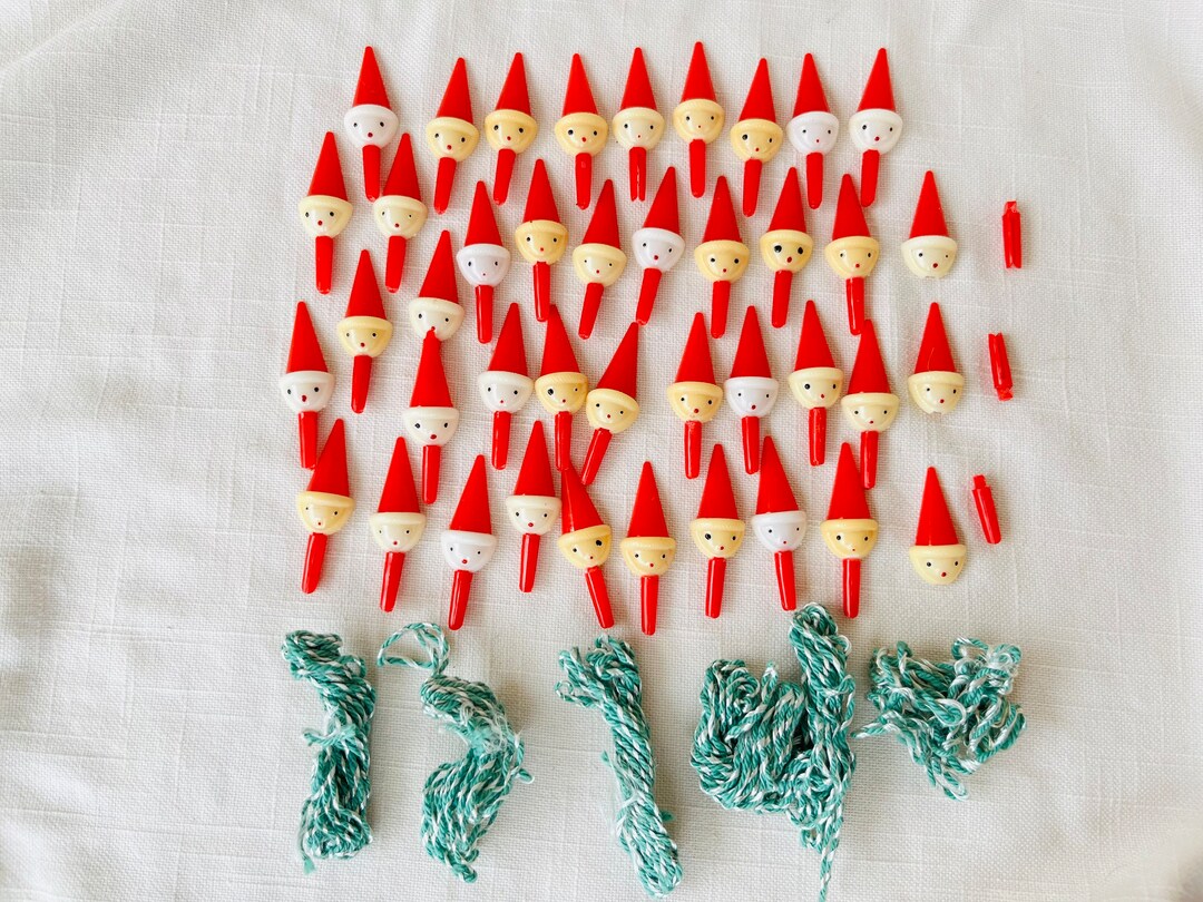 Vintage SANTA CHRISTMAS Card Holder Line 38 Plastic Mid - Etsy