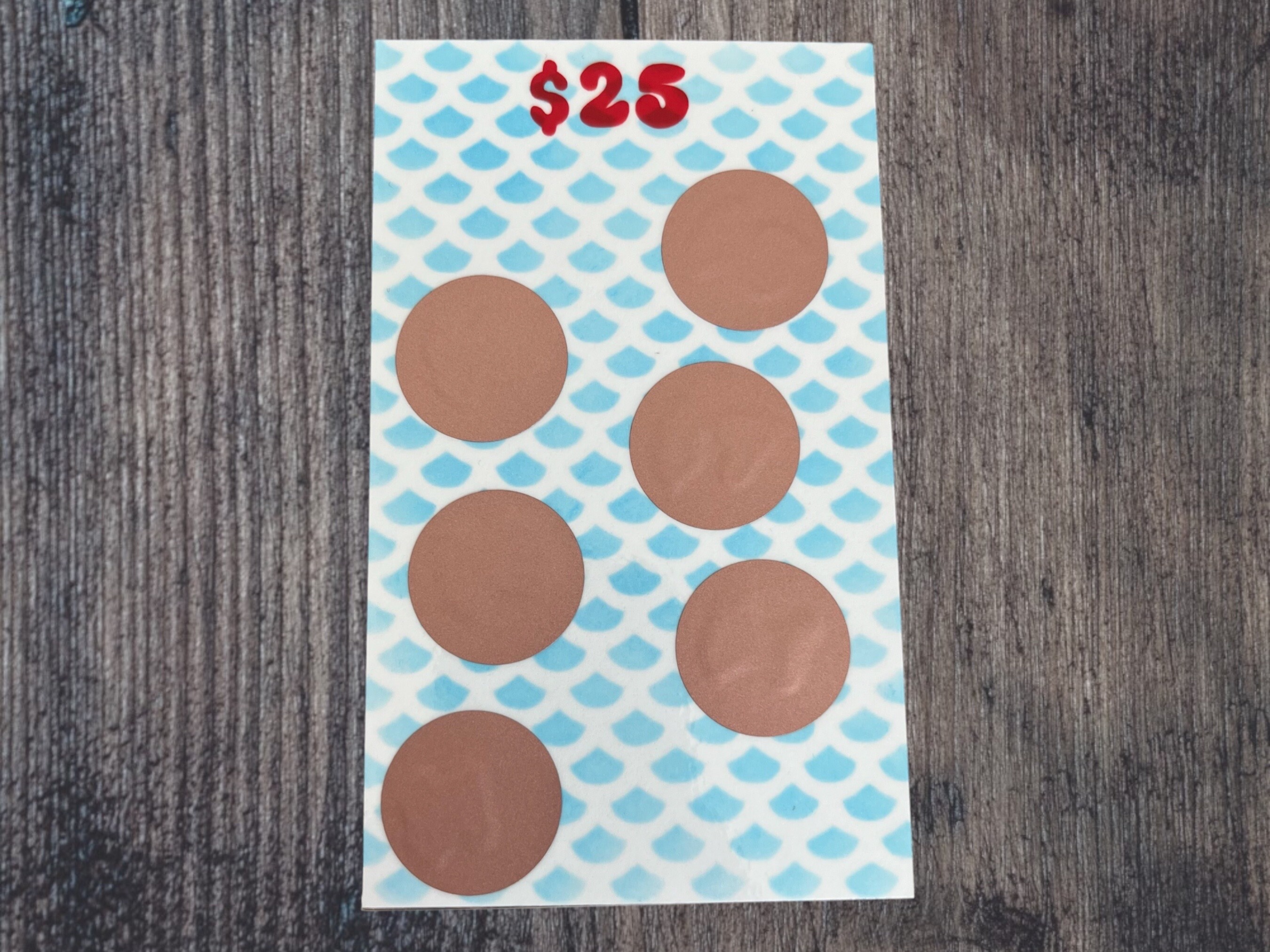 Scratch off Challenge Cards - Etsy