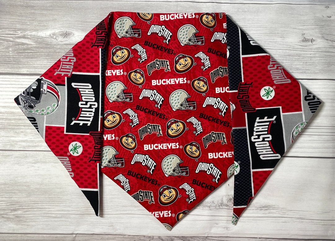 Ohio State Buckeyes Pet Bandana - Etsy