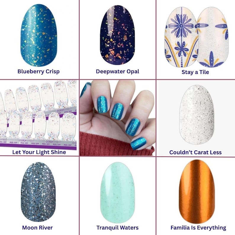 Color Street Nail Strips - 100% Real Nail Polish - Etsy
