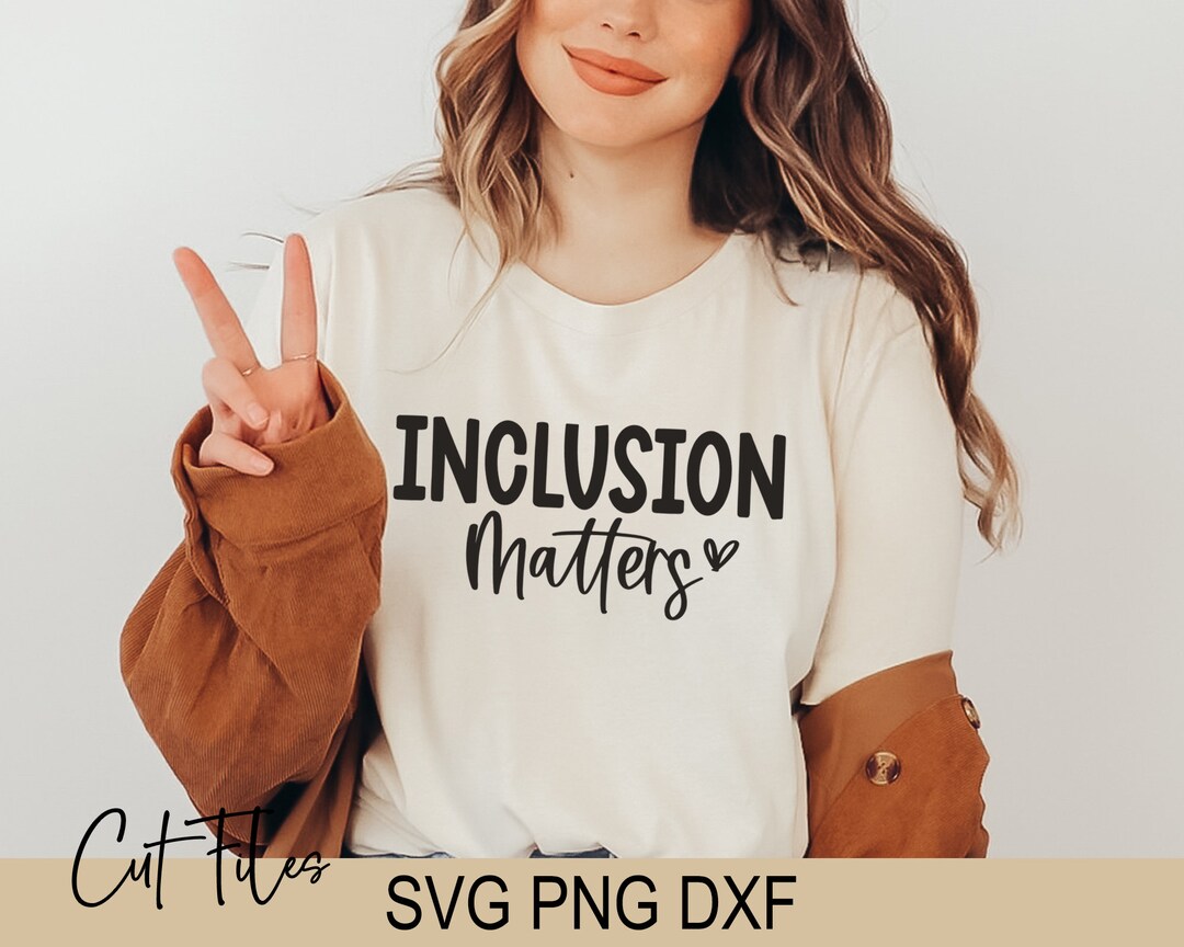 La inclusión importa Svg Archivo Svg de inclusión Sped Teacher Svg ...