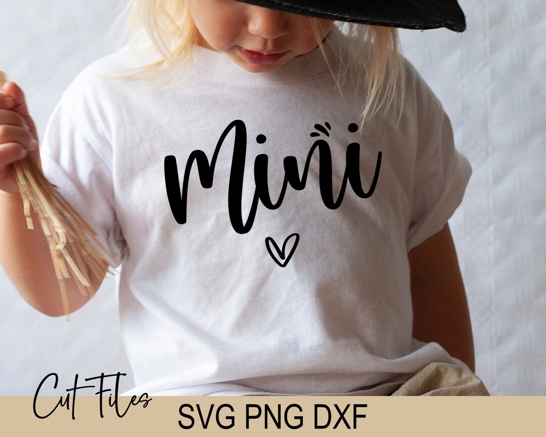 Mini Svg Mini Cut File Mini Me Heart File INSTANT DOWNLOAD Svg Png Dxf ...