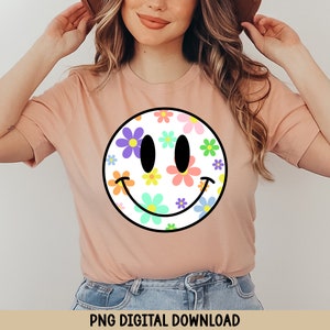 Retro Smiley Face Daisy Flower Png Daisy Flower Indiana Retro Smiley ...