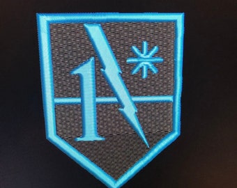 Blue Line Flag One Ass to Risk PVC Patch Swat Tactical Color Morale ...